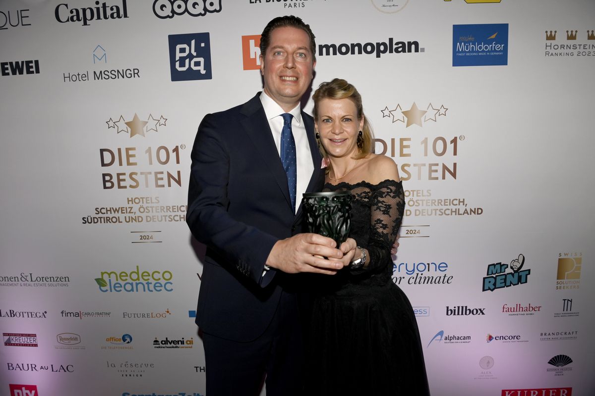 Erster Platz in der Kategorie „Luxury Culinary Hotels“ bei „Die 101 ...